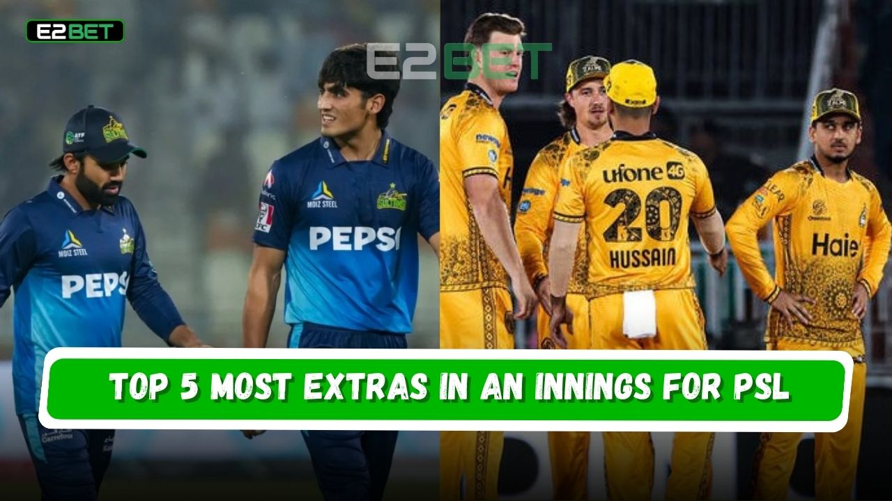 Top 5 Most Extras In An Innings For PSL